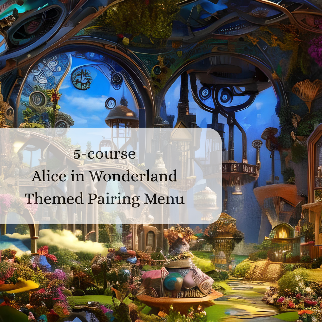 Alice's 5-course Pairing Menu | Casting Whimsy